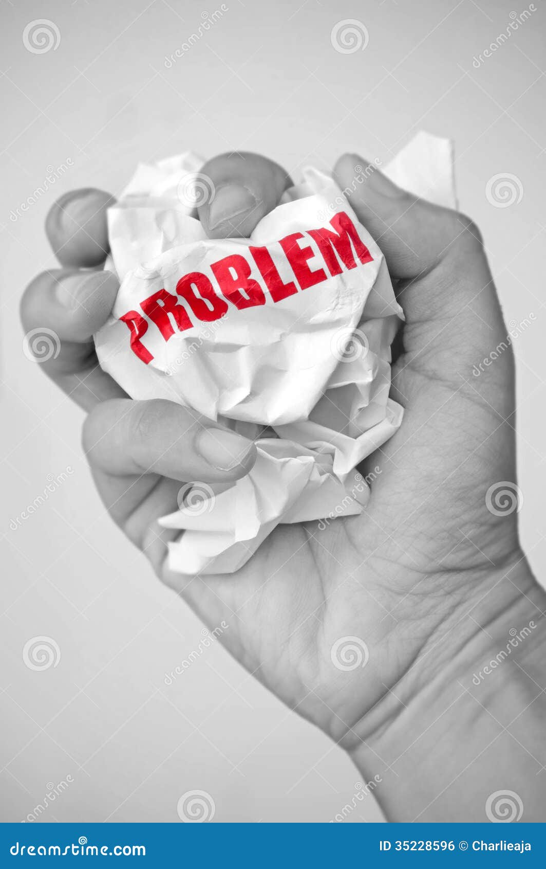 Opgelost probleem stock foto. Image of problemen, probleem - 35228596