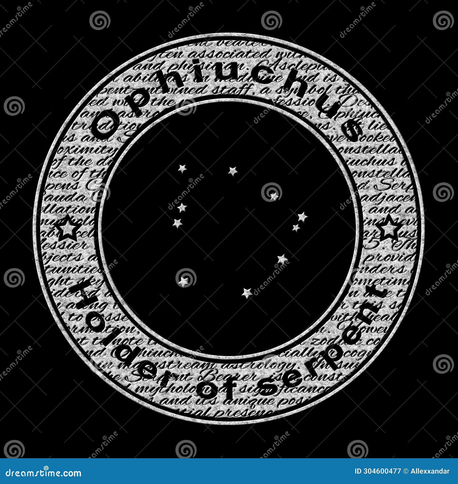 Ophiuchus Star Constellation, Serpentarius, Serpent Bearer Stock ...
