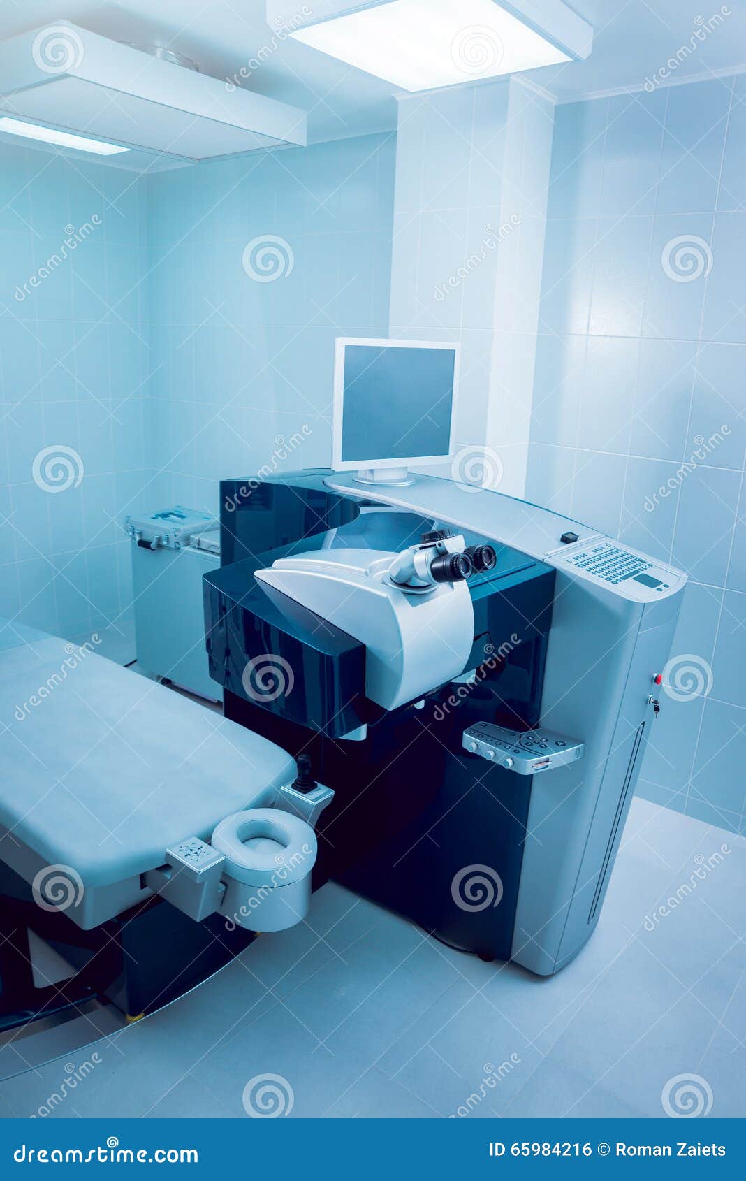 Ophthalmic Equipment. Medical Stock Photo - Image of equipment, people ...