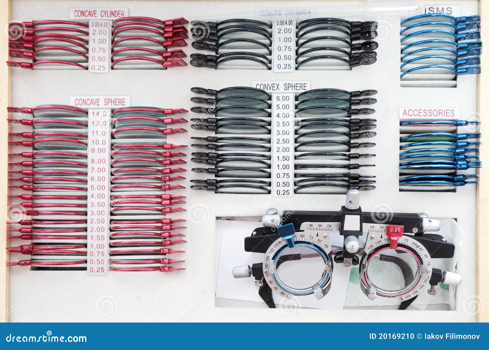 Ophthalmologist set stock photo. Image of lens, object - 20169210