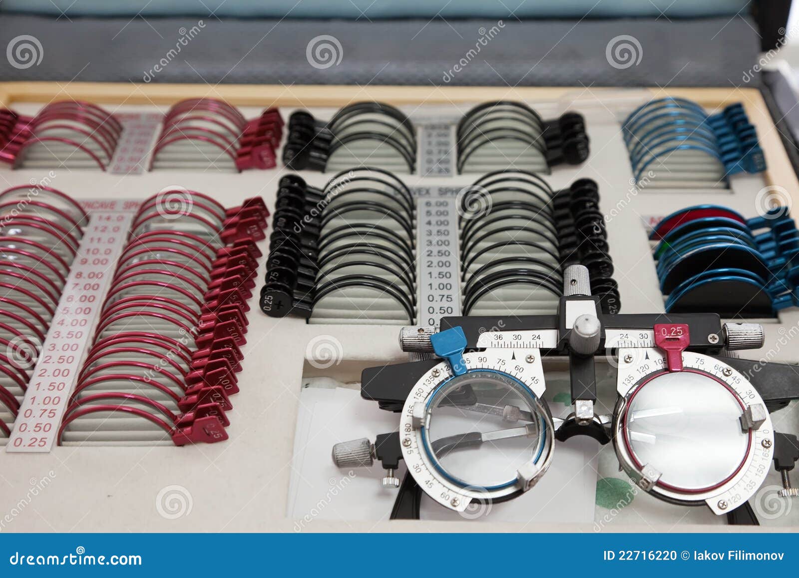 Ophthalmologist set stock photo. Image of health, diameter - 22716220