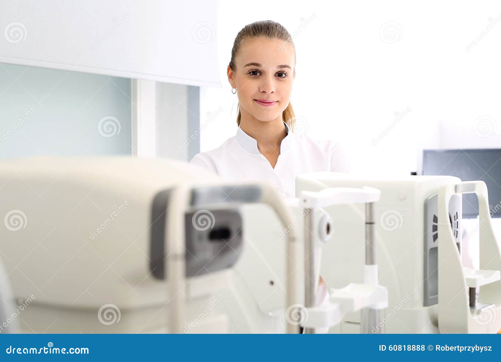 Ophthalmologist. stock photo. Image of fundus, cornea - 60818888
