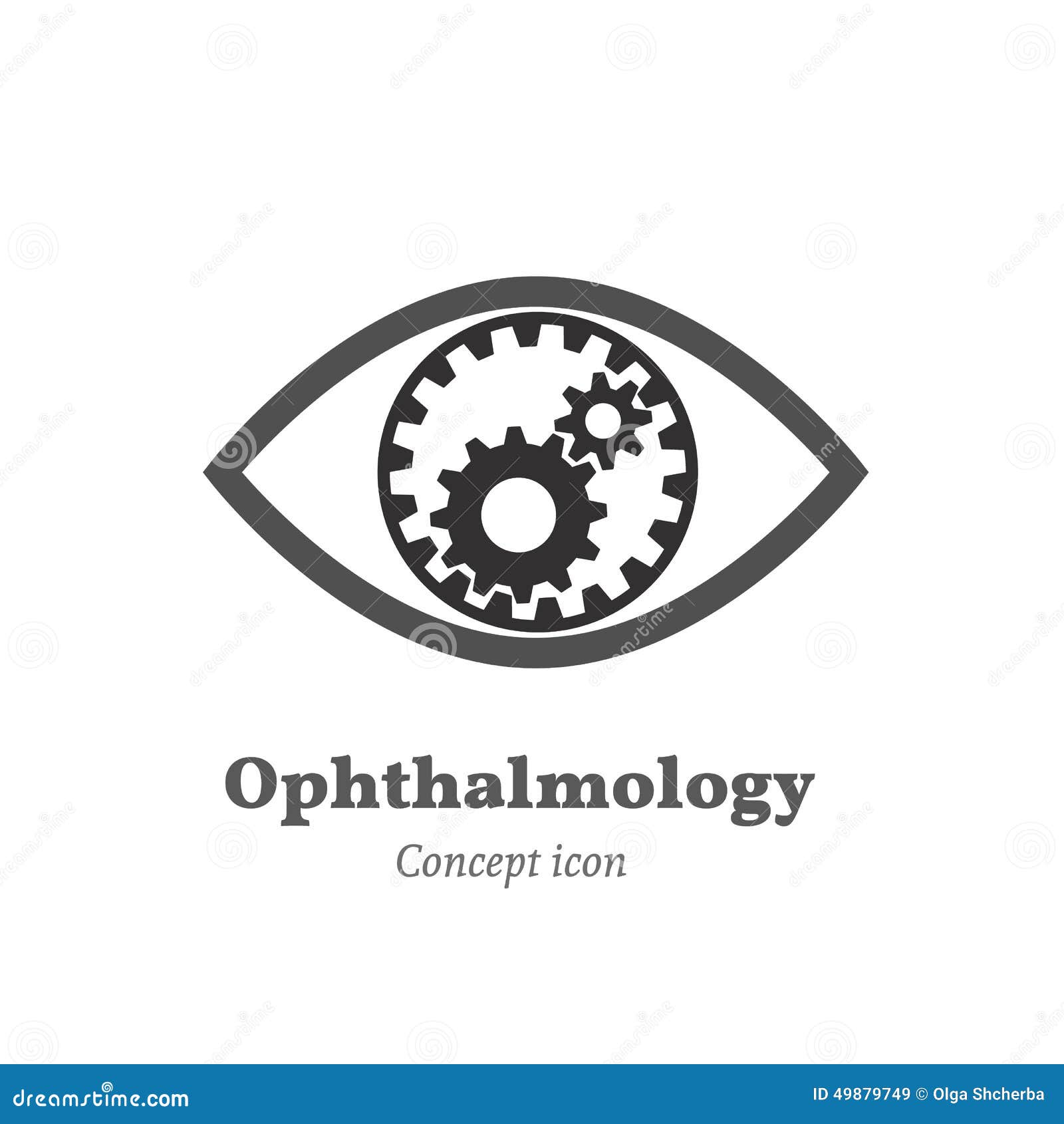 Ophthalmology stock vector. Illustration of health, magnify - 49879749