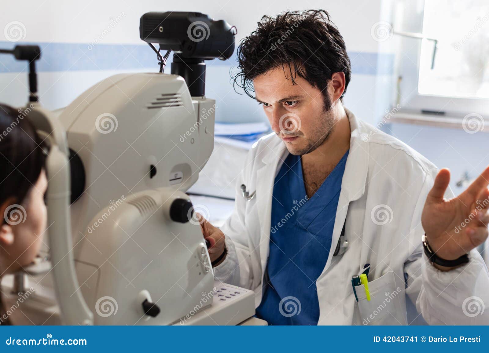 Ophthalmology check stock image. Image of eyesight, doctor - 42043741