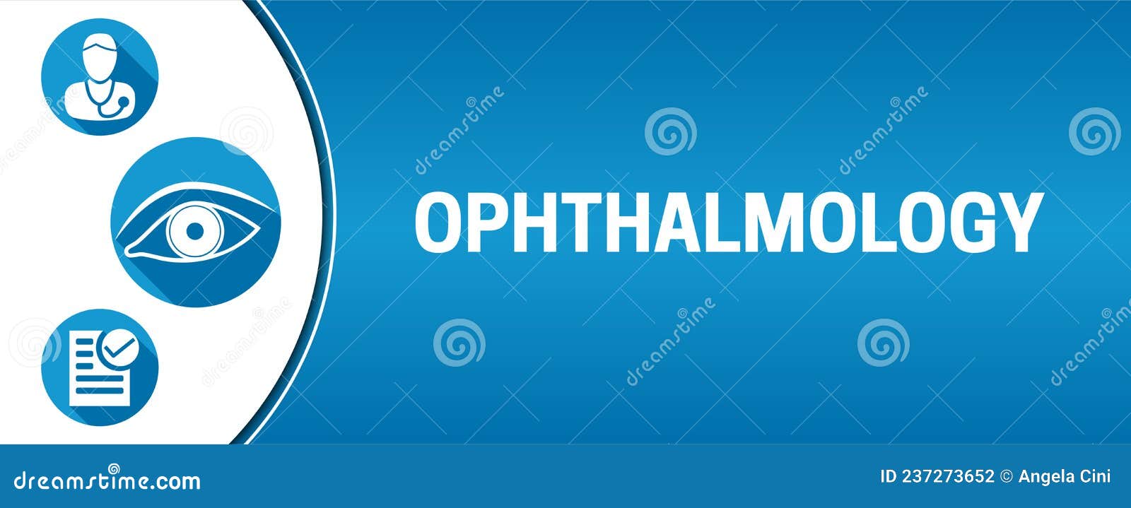 Ophthalmology Illustration Background Banner Stock Vector ...