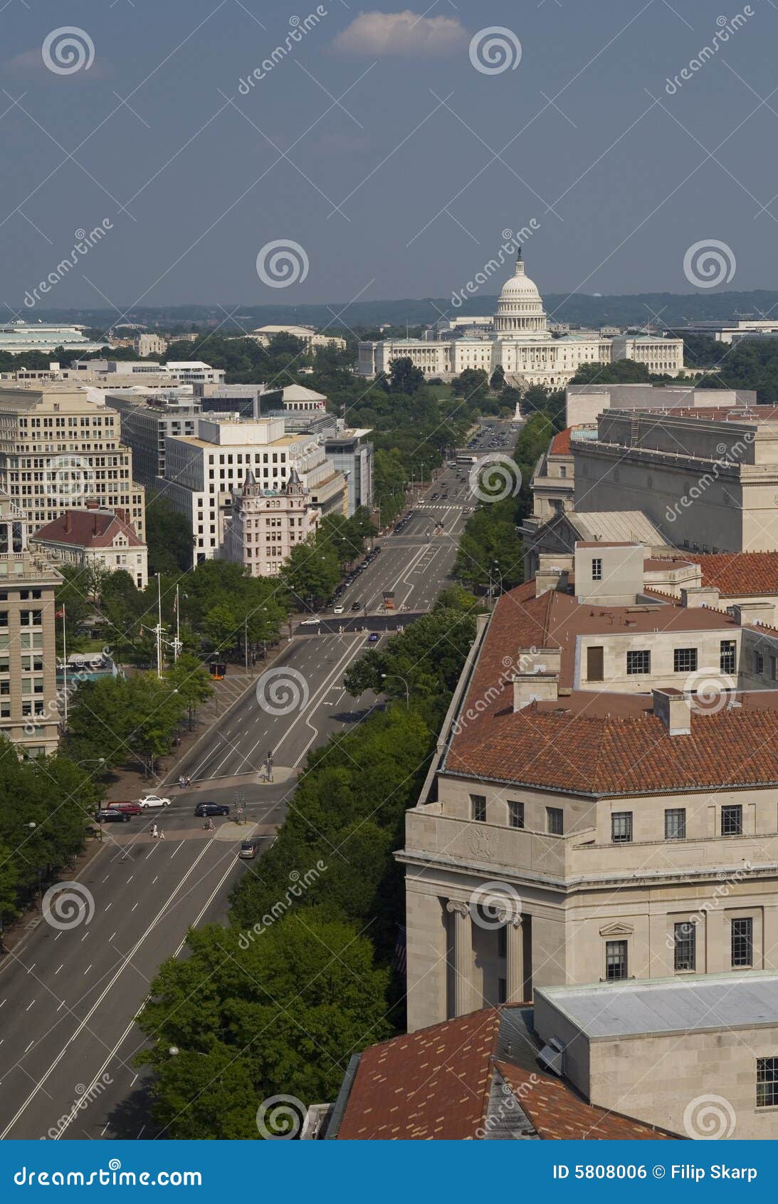 Opinión de Washinton foto de archivo. Imagen de capital - 5808006