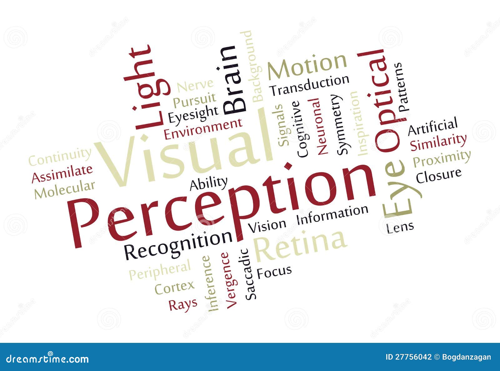 Opinión visual ilustración del vector. Ilustración de conjunto - 27756042