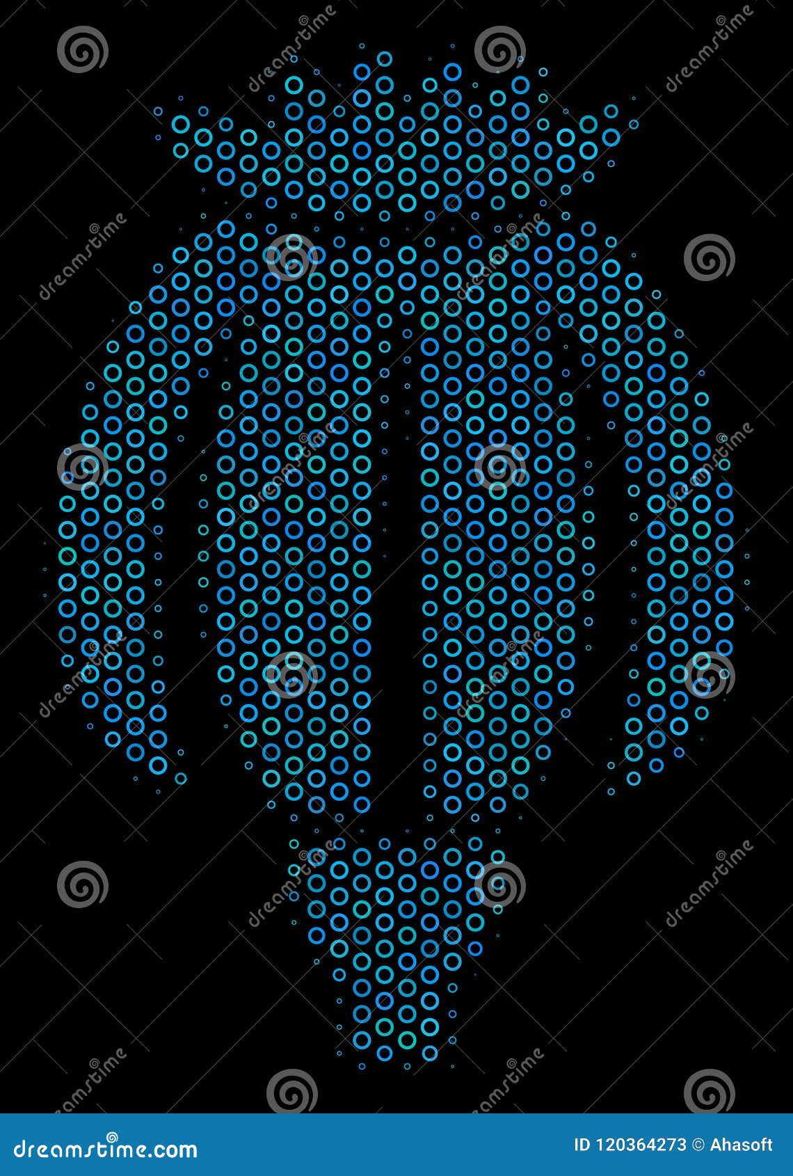 Opio Poppy Composition Icon De Las Esferas De Semitono Ilustración del ...