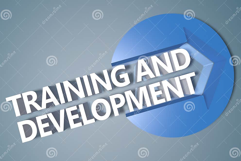 Opleiding en Ontwikkeling stock illustratie. Illustration of symbool ...