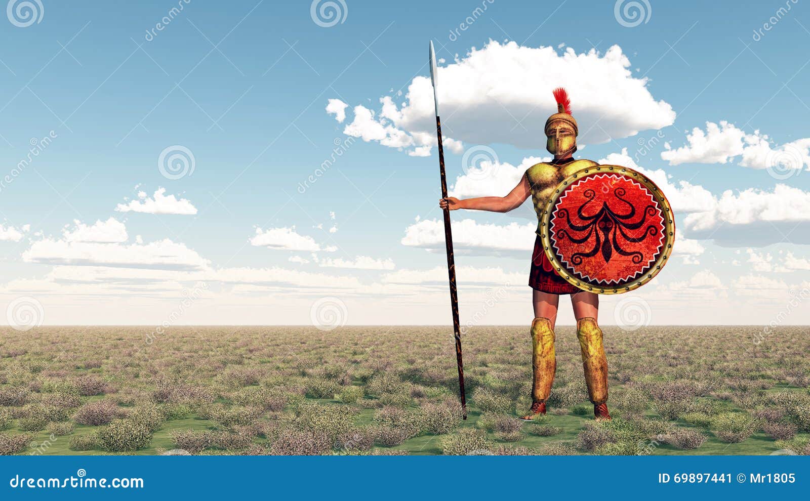 Oplita della Grecia antica illustrazione di stock. Illustrazione di ...