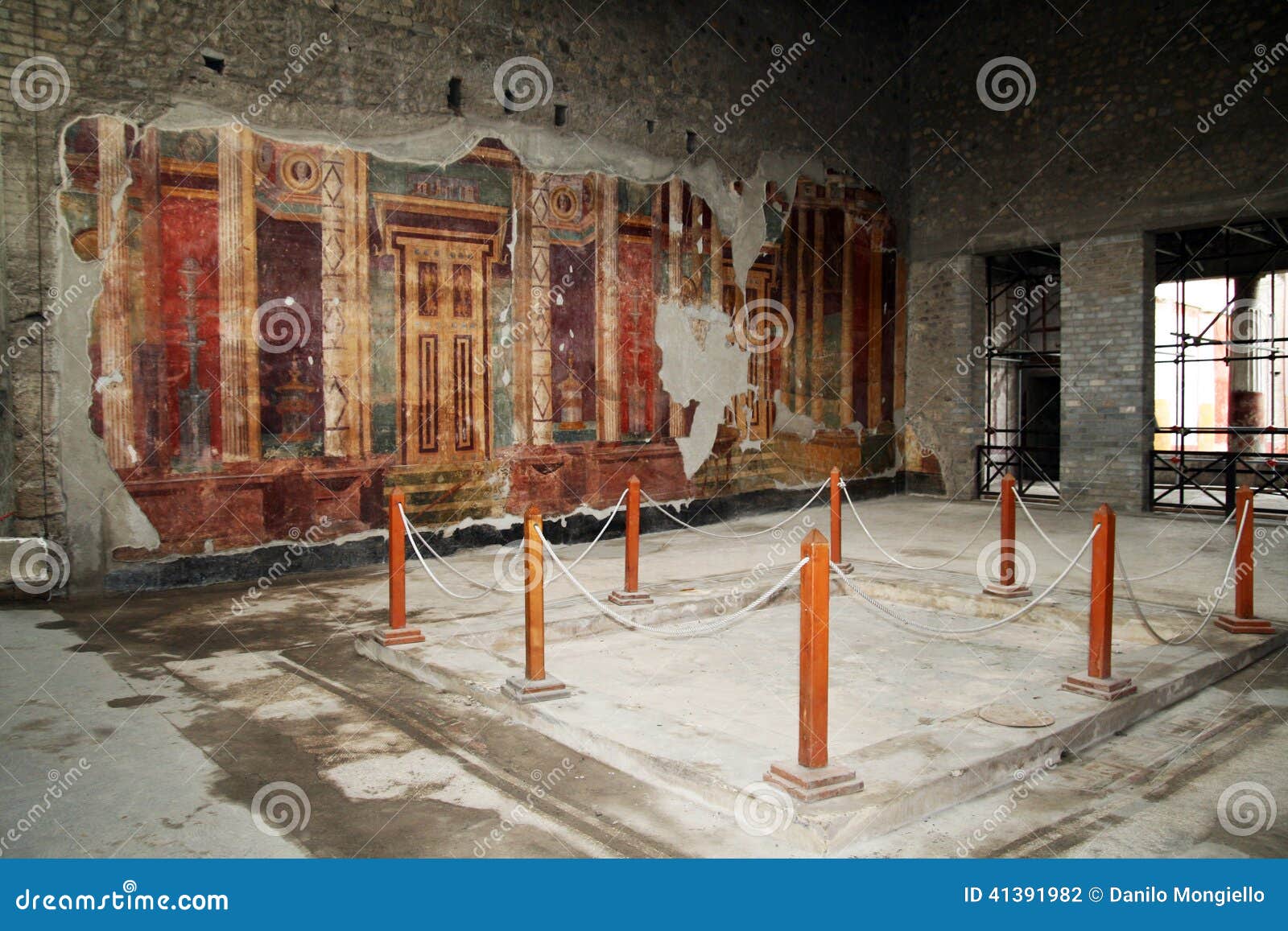 Oplontis site stock photo. Image of archaeological, history - 41391982