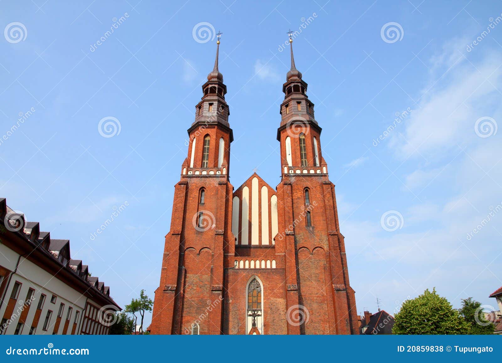 Opole, Poland stock photo. Image of brick, famous, landmark - 20859838