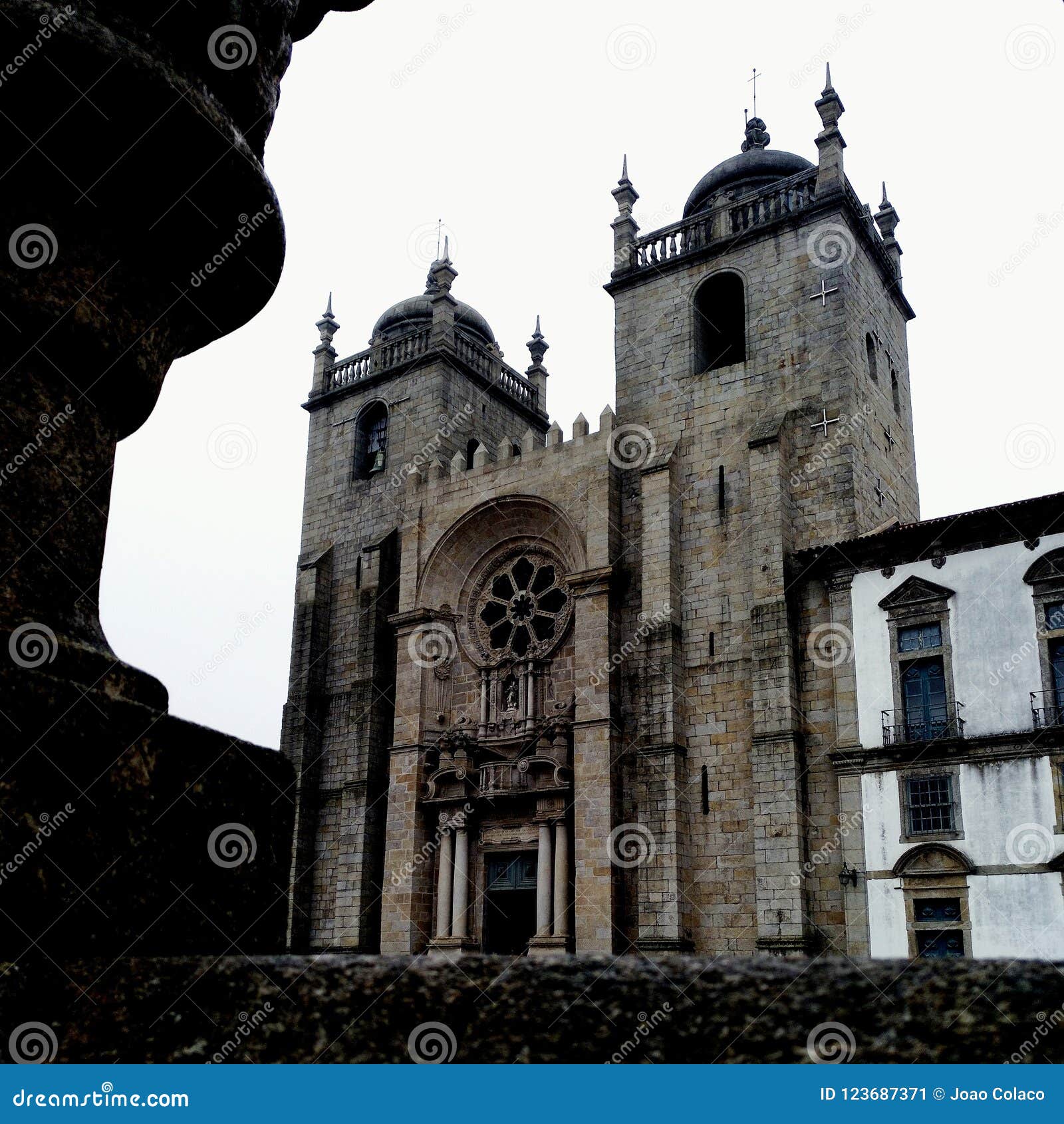 Oporto Cathedral stock image. Image of cathedral, reference - 123687371