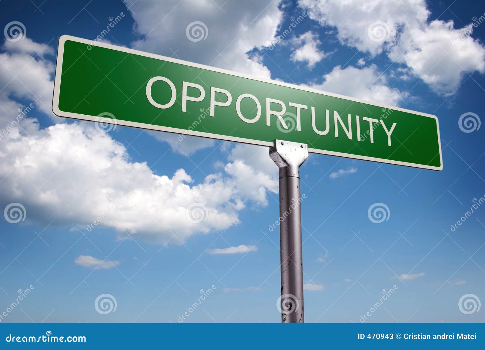 Oportunity concept stock illustration. Illustration of galvanised - 470943