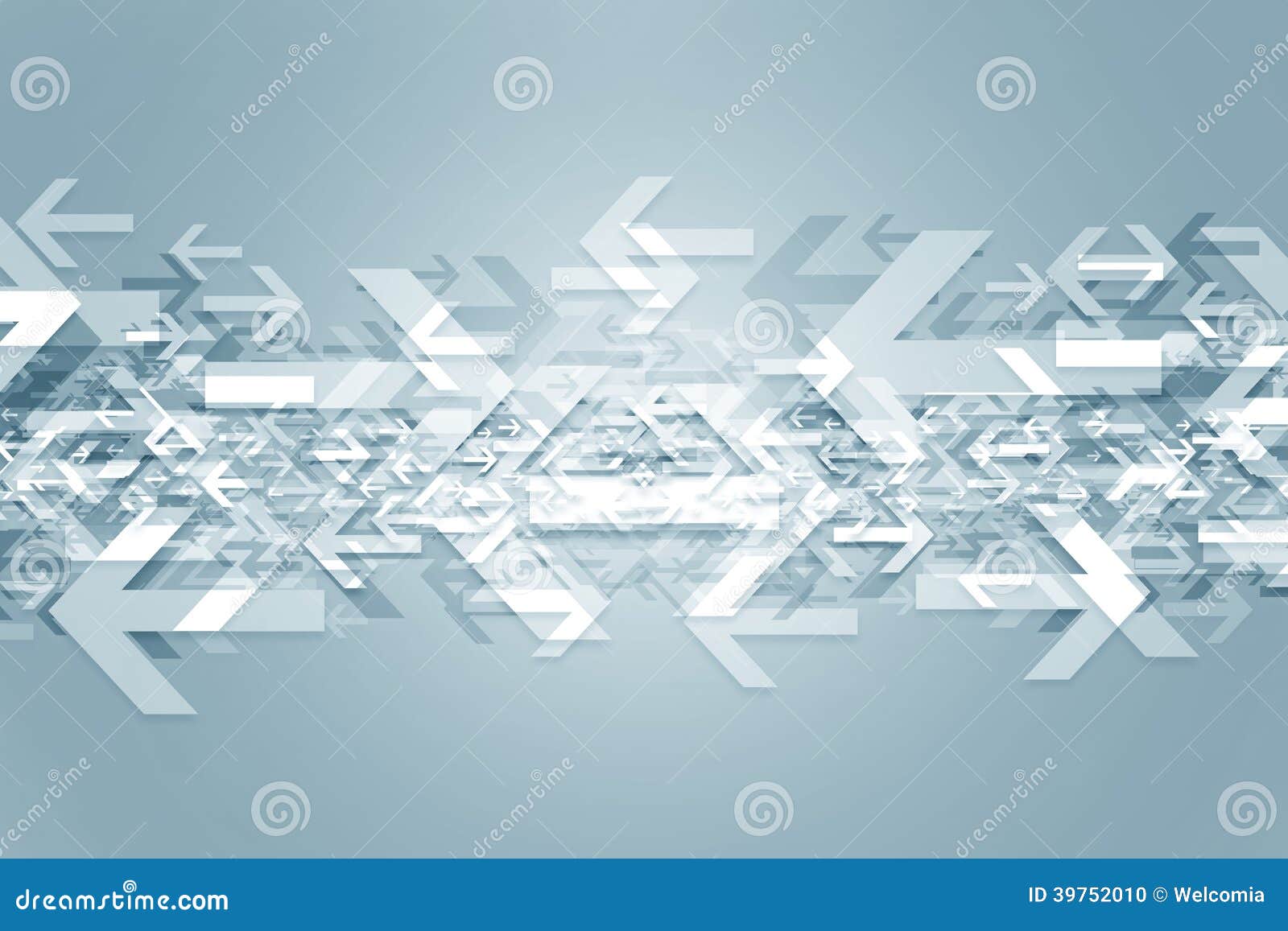 Oposite Directions Abstract Stock Illustration - Illustration of ...