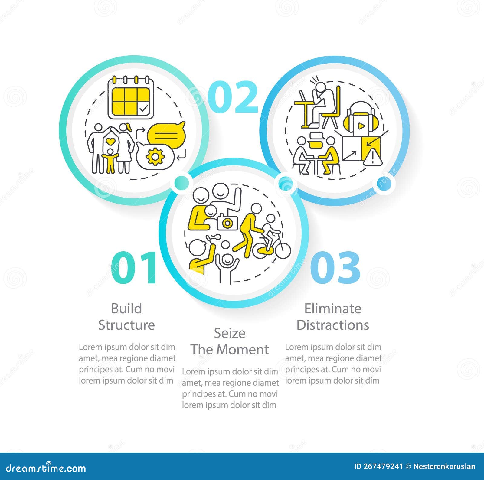Opportunities for Communication with Teens Circle Infographic Template ...