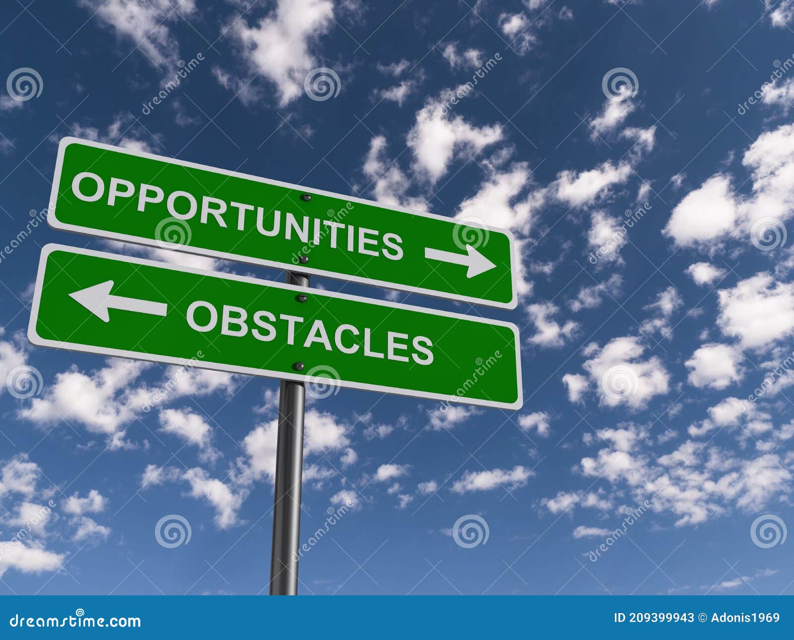 Opportunities Obstacles Traffic Sign Stock Image - Image of abstract ... Opportunities Obstacles Traffic Sign Stock Image - Image of abstract ...