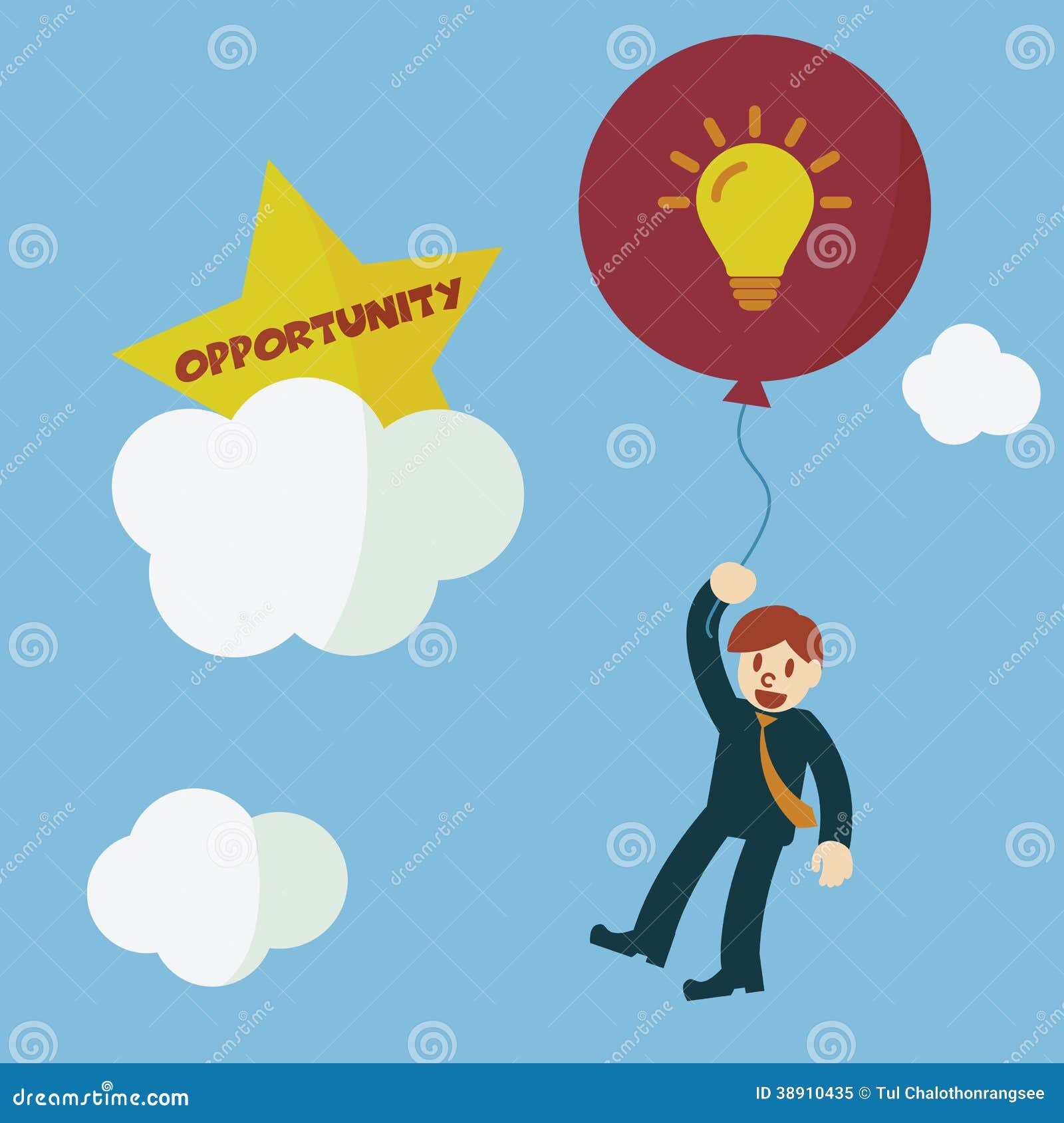 Opportunity stock vector. Illustration of idea, choice - 38910435