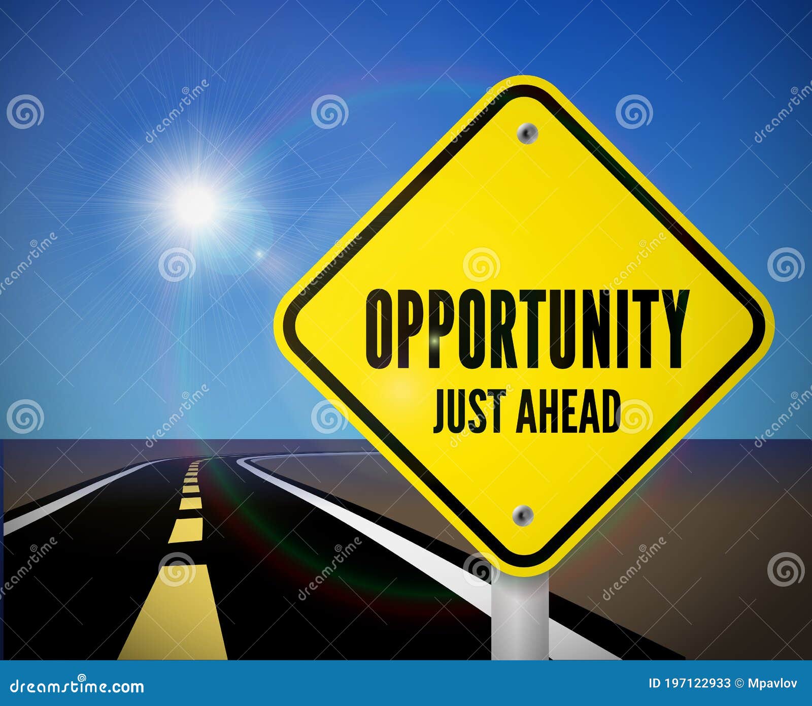 Opportunity Ahead Sign Royalty-Free Stock Photo | CartoonDealer.com ... Opportunity Ahead Sign Royalty-Free Stock Photo | CartoonDealer.com ...