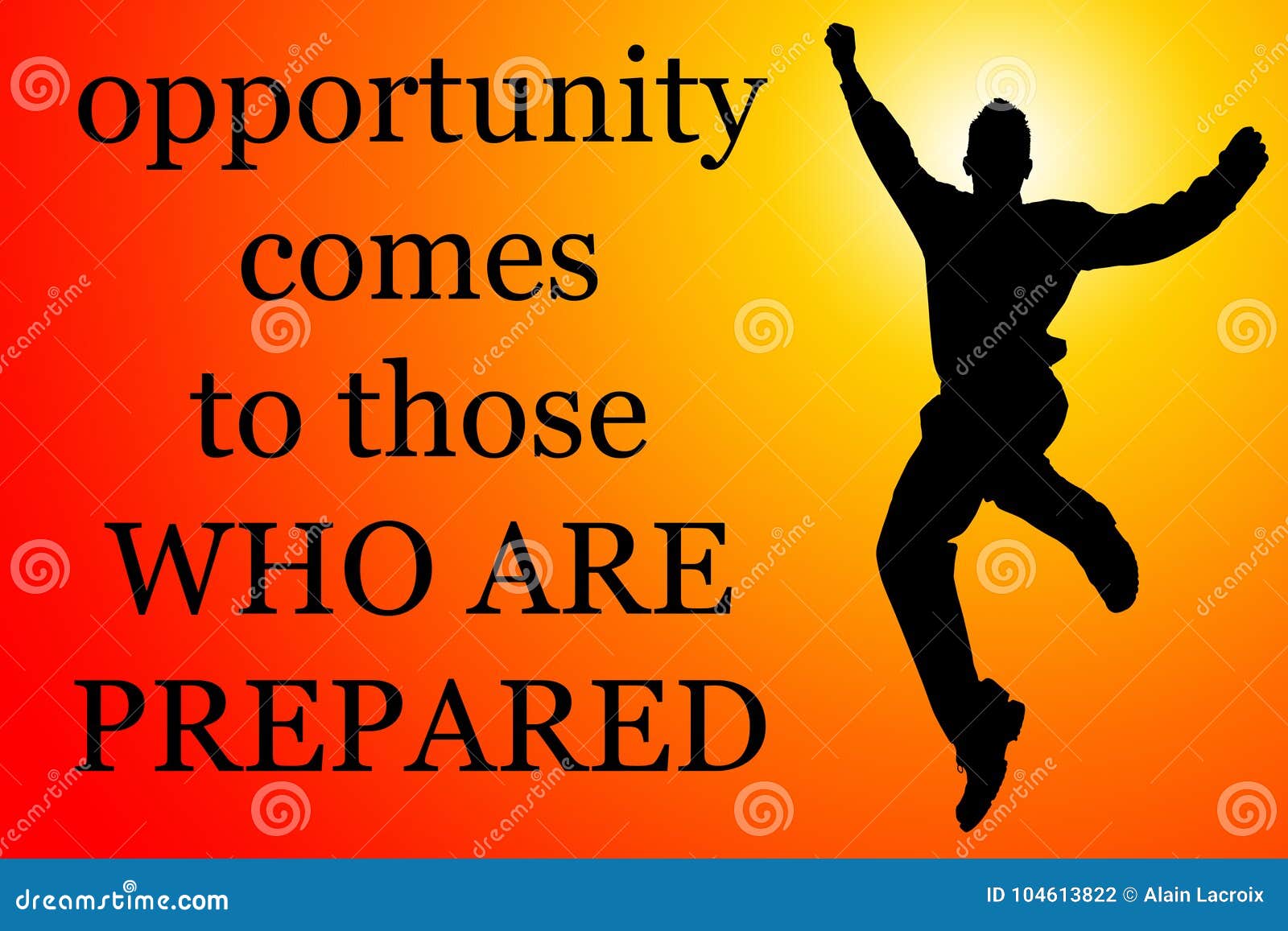 Opportunity prepared stock illustration. Illustration of determined ... Opportunity prepared stock illustration. Illustration of determined ...