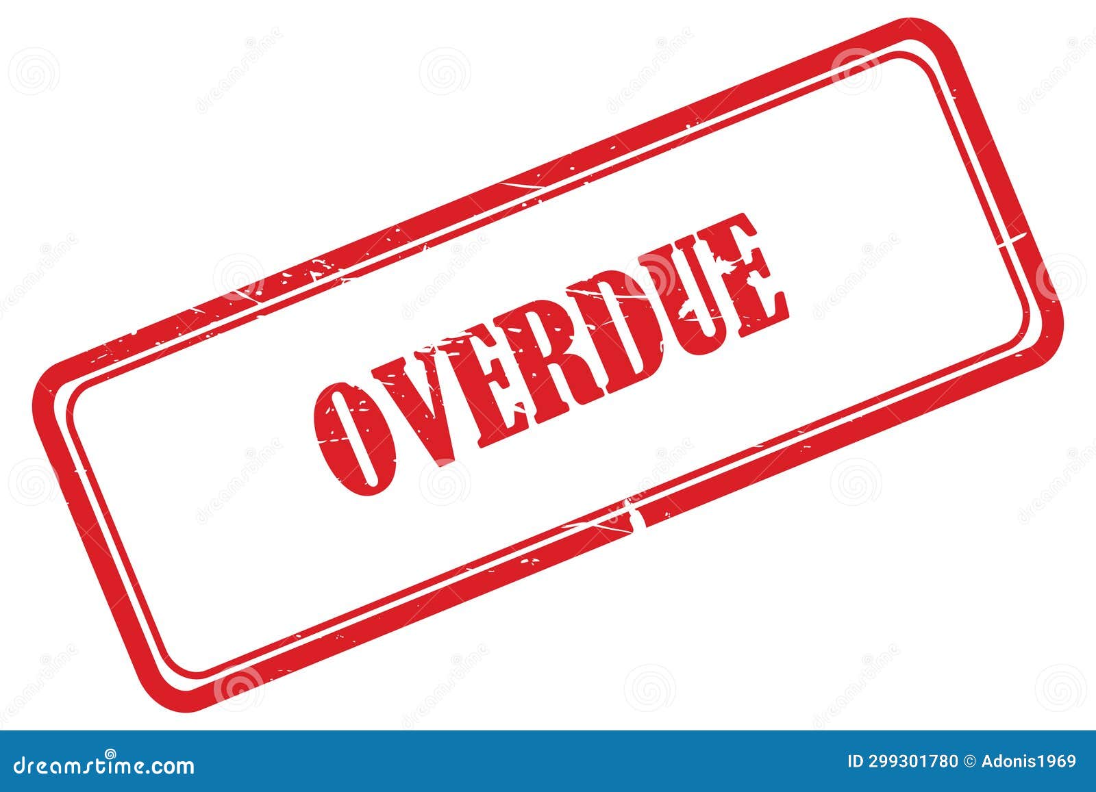 Overdue Stamp On White Royalty-Free Stock Image | CartoonDealer.com ...