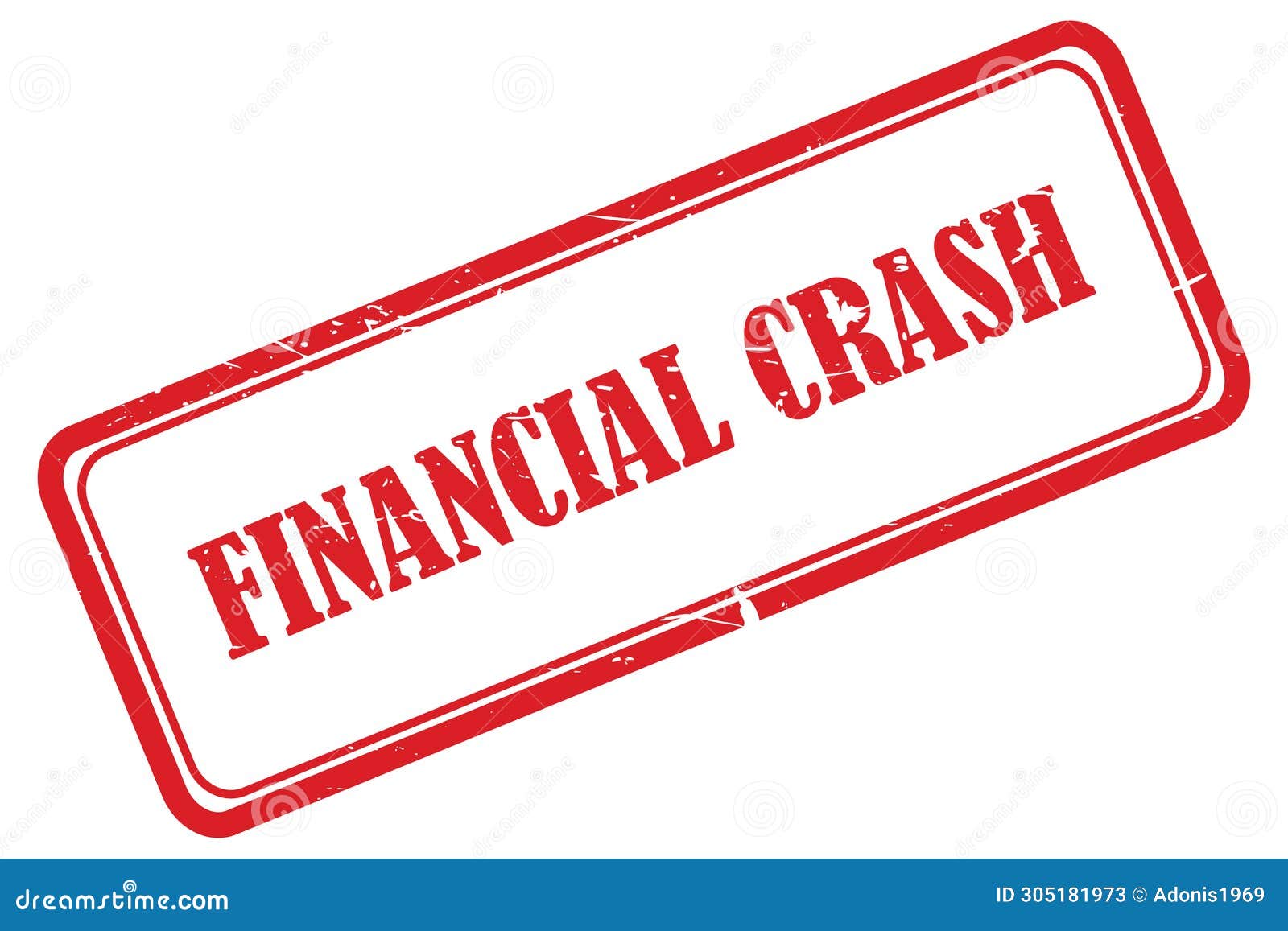 Financial Crash Stamp on White Stock Image - Image of economic ...