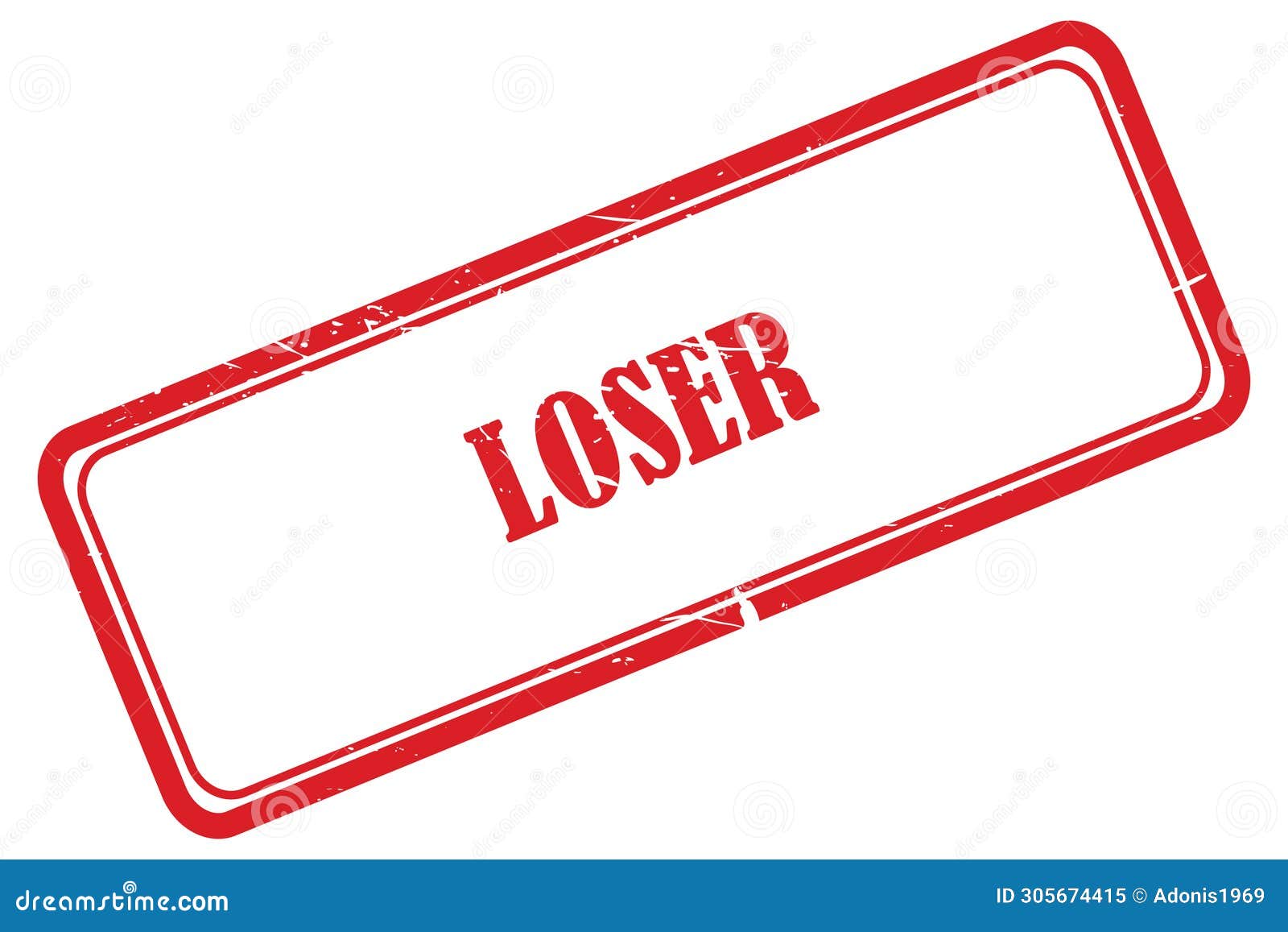 Loser Stamp On White Stock Photo | CartoonDealer.com #305674415