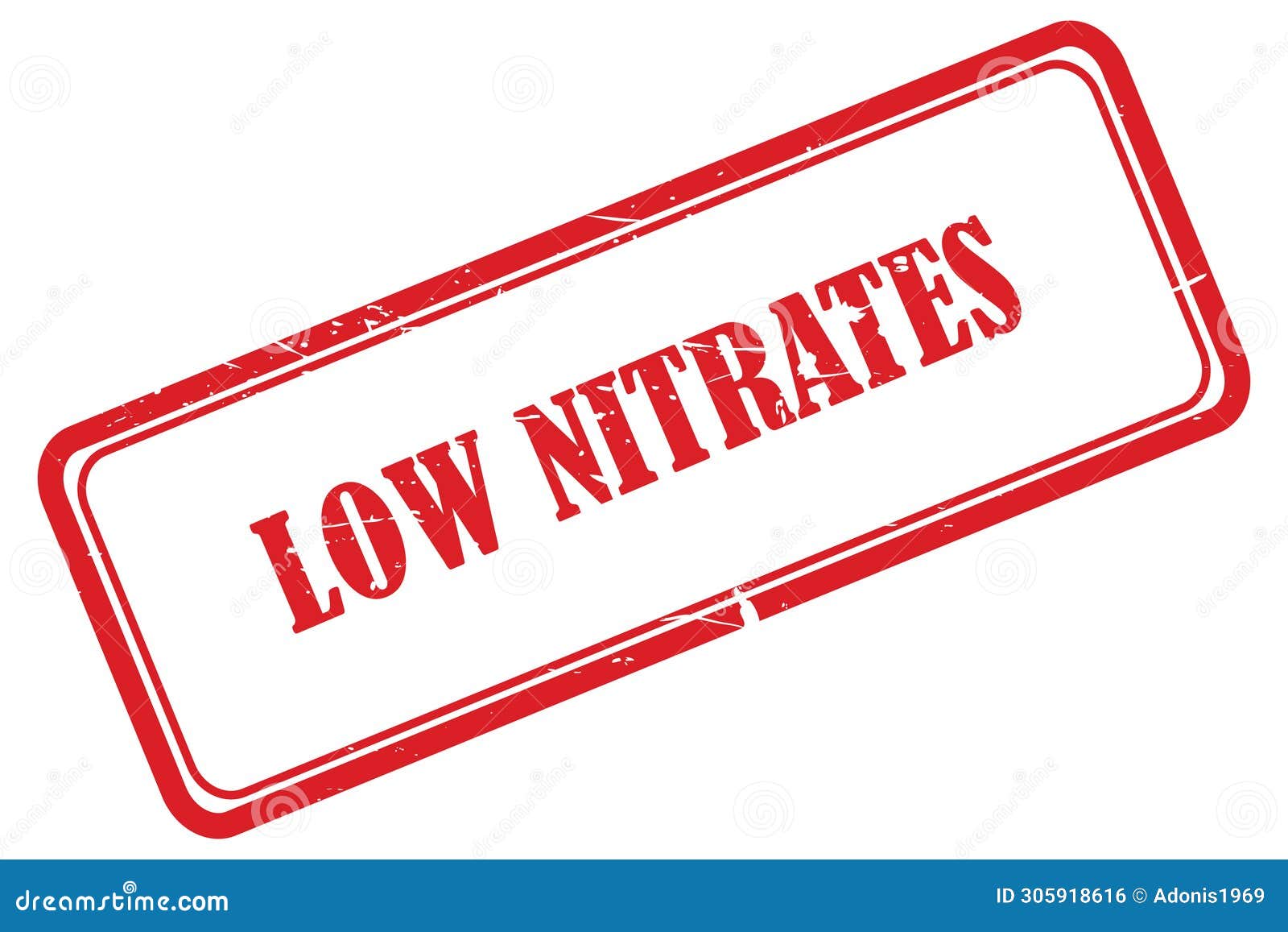 Nitrates Stamp On White Cartoon Vector | CartoonDealer.com #124381915