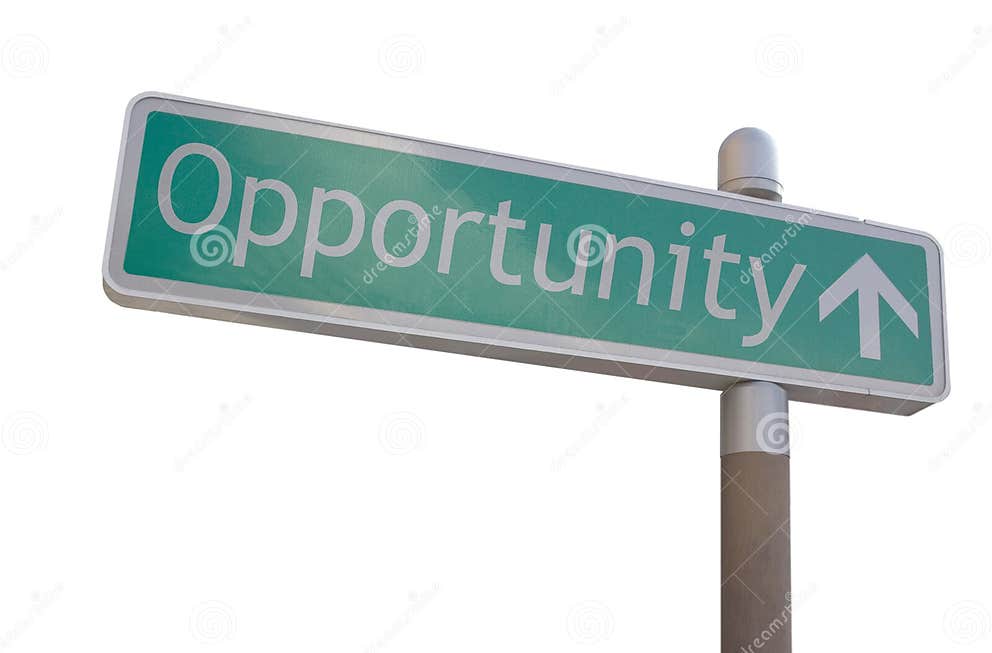 Opportunity Sign stock image. Image of navigation, pole - 5140297