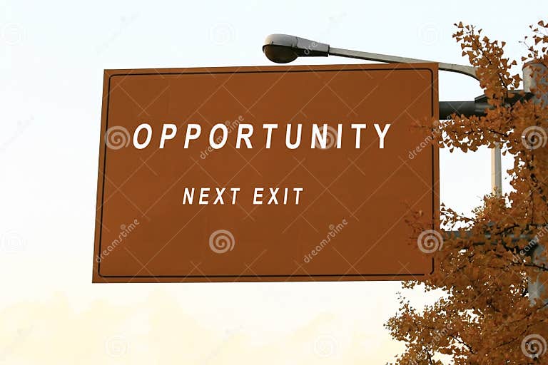 Opportunity sign stock image. Image of concept, guide - 9141745