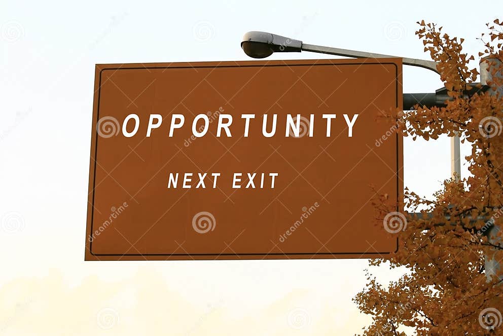 Opportunity sign stock image. Image of concept, guide - 9141745