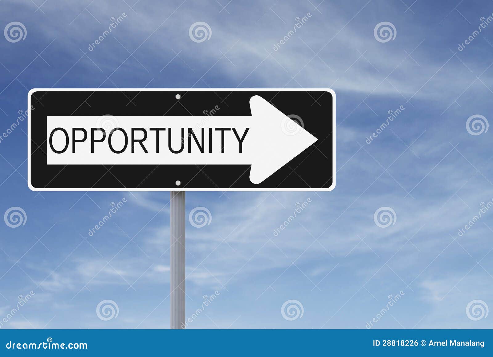 Opportunity this Way stock photo. Image of copy, challenge - 28818226