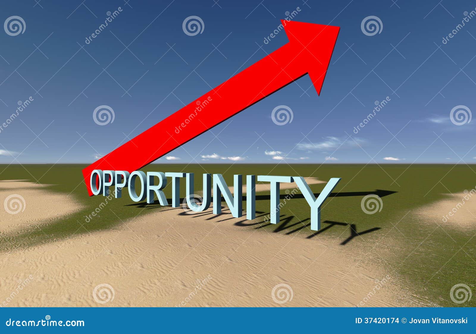 Opportunity stock illustration. Illustration of market - 37420174
