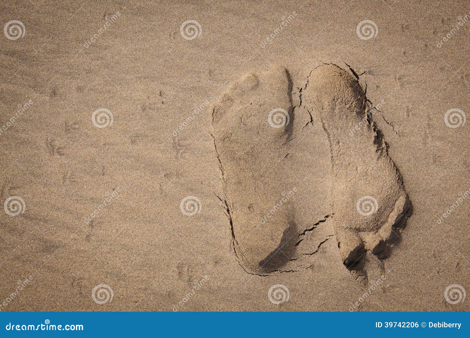 Opposing footprints Right stock photo. Image of right - 39742206