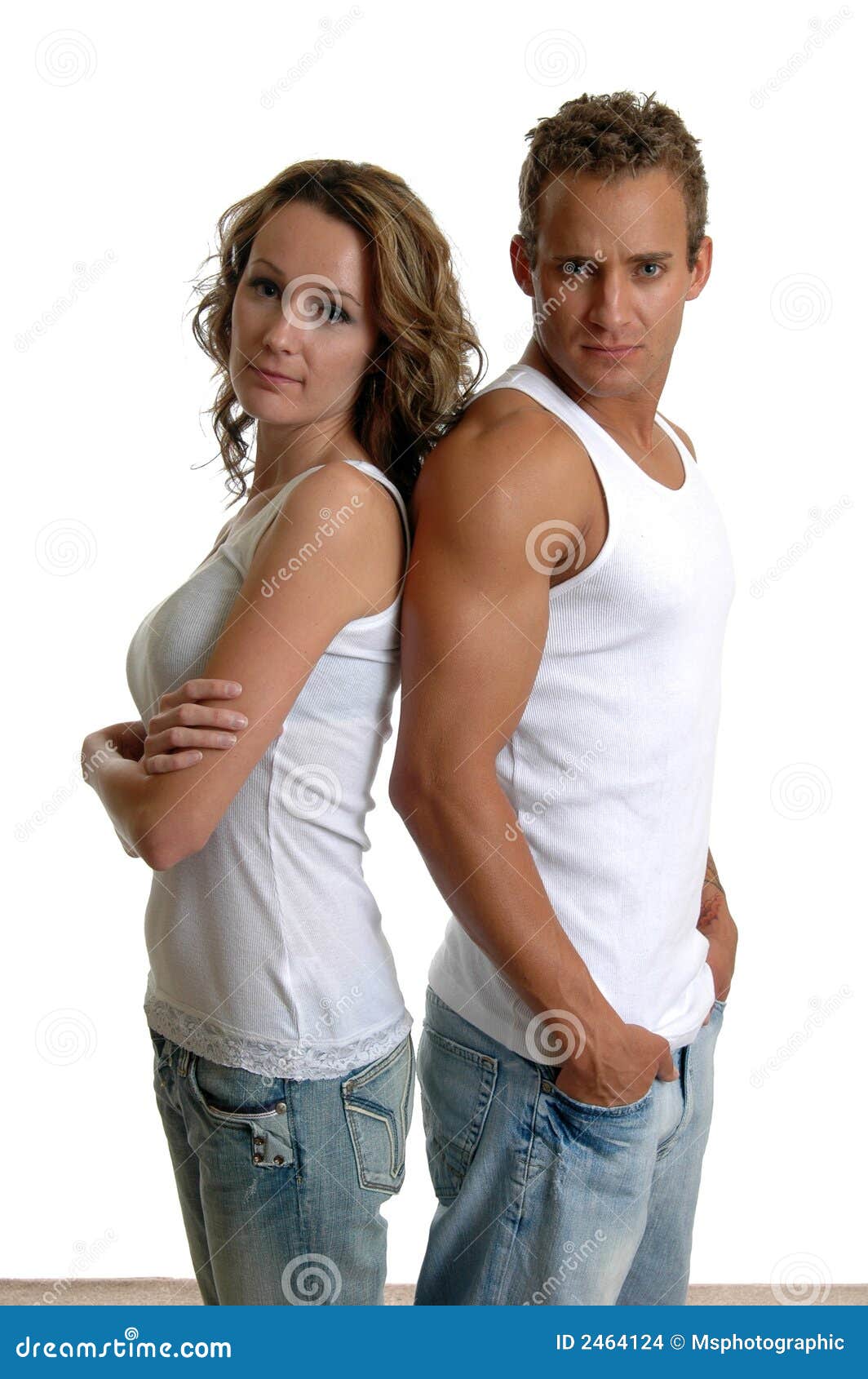 Opposing Views stock photo. Image of female, lady, couple - 2464124