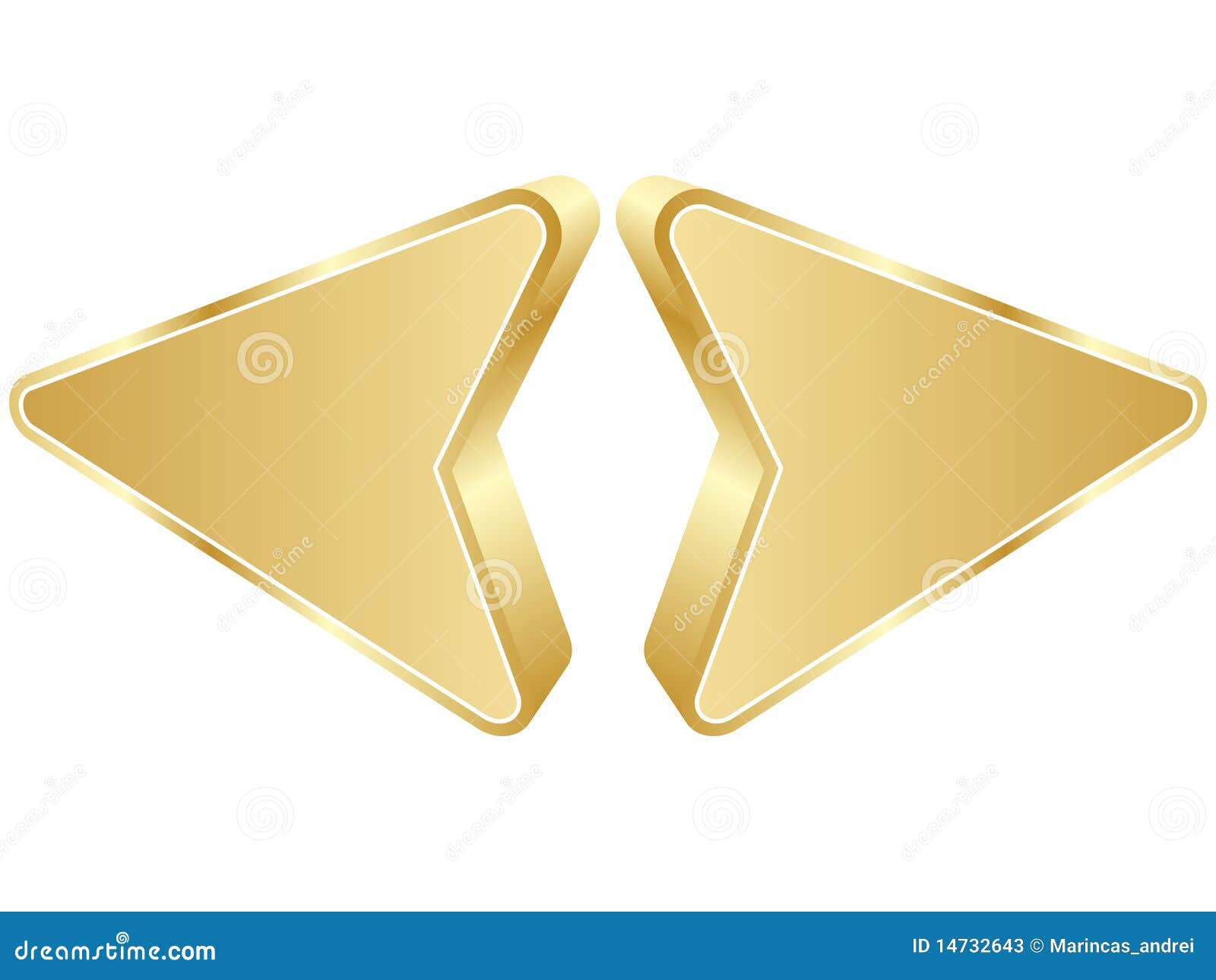 Opposite arrow stock vector. Illustration of compass - 14732643