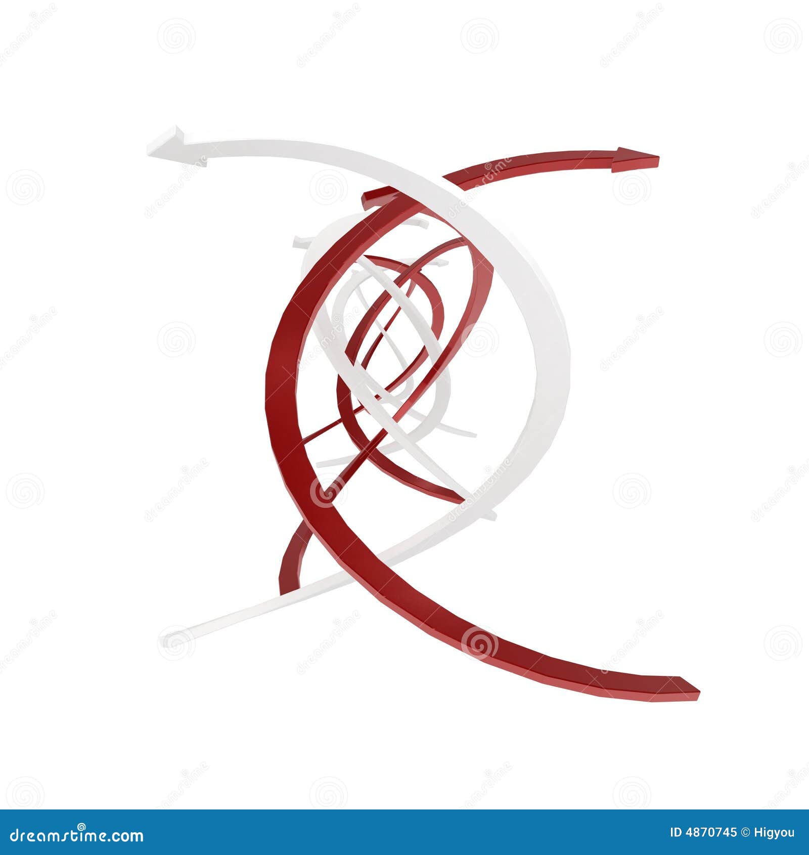 Opposite Arrow Perspective stock illustration. Illustration of movement ...