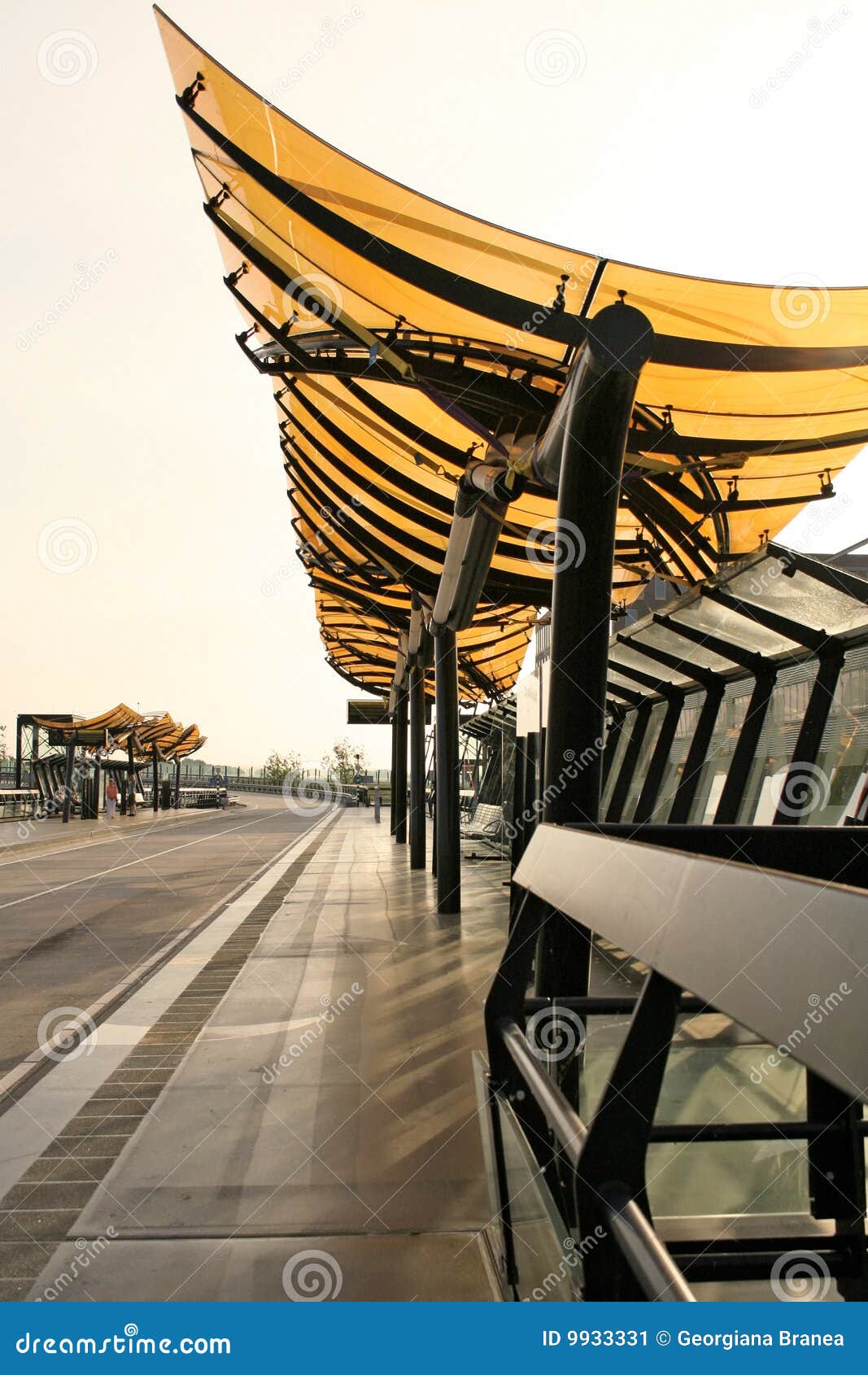 Opposite Bus Stations stock image. Image of utilities - 9933331