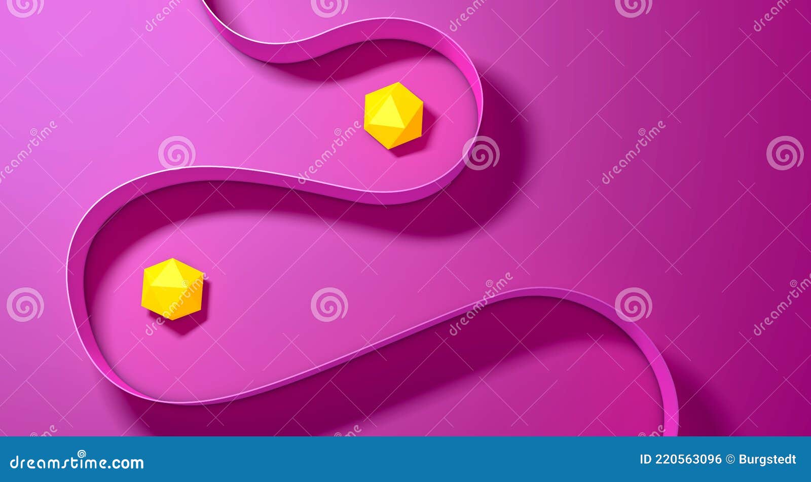 Opposite Different Geometric Shapes Representing Separation Stock ...