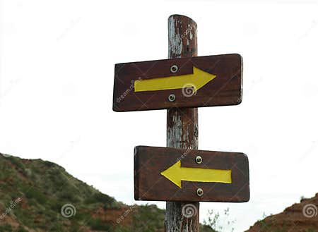 Opposite directions stock image. Image of contradictory - 13905731