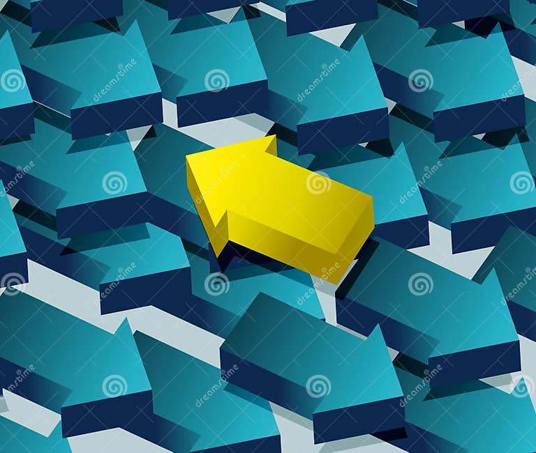 Opposite directions stock vector. Illustration of contrasts - 14886726