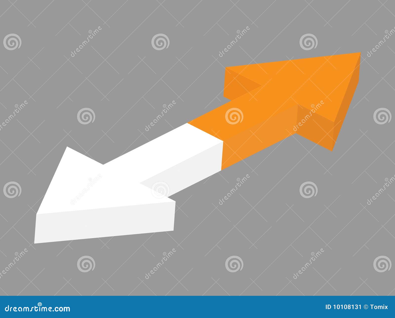 Opposite Directions Vector Illustration Stock Vector - Illustration of ...
