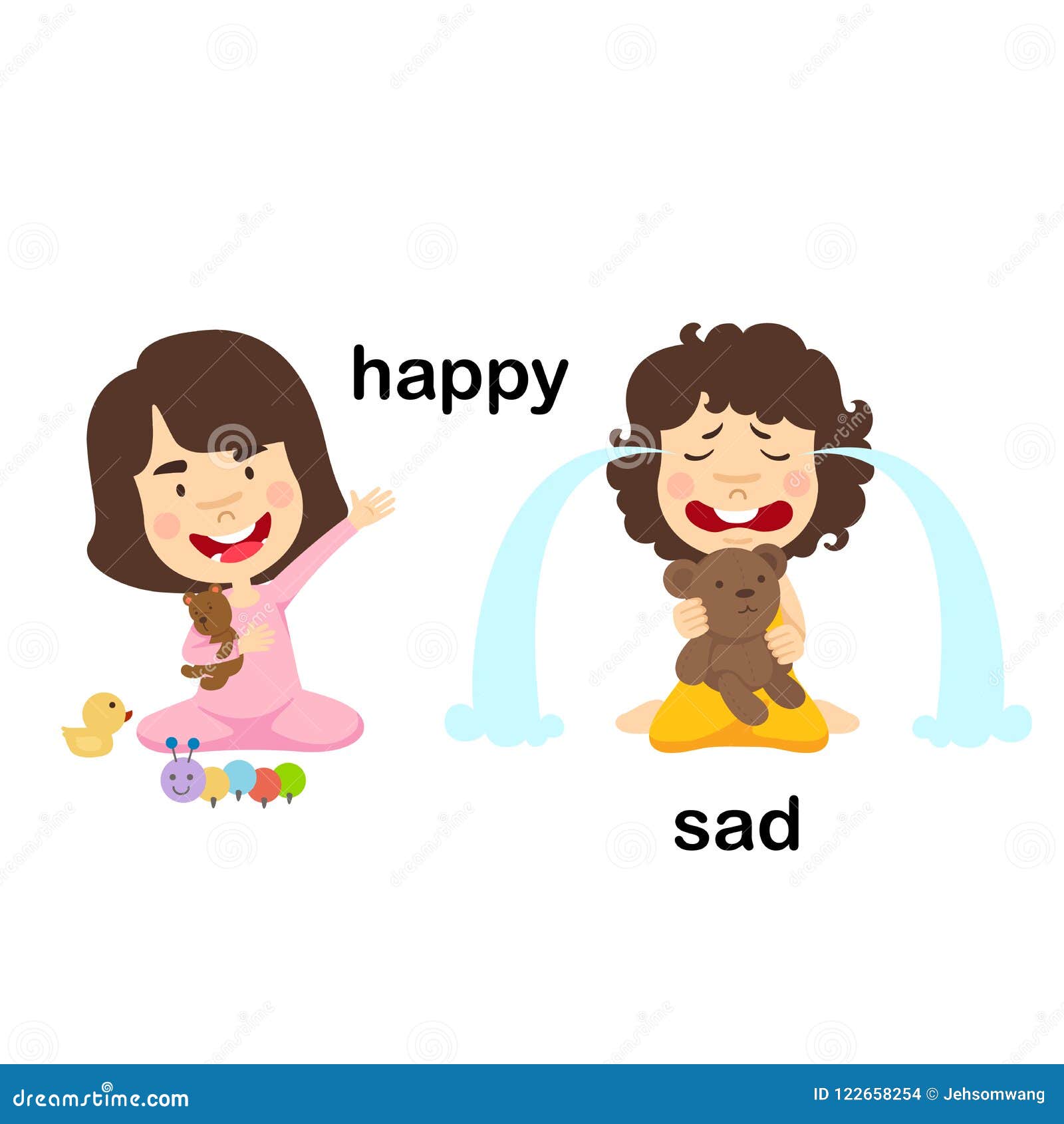 Happy Sad Stock Illustrations – 39,336 Happy Sad Stock Illustrations ...