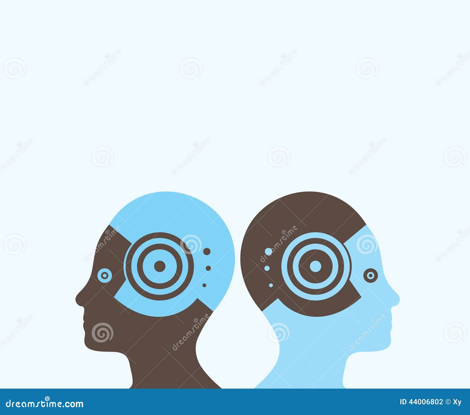 Opposite sides stock vector. Illustration of design, graphic - 44006802