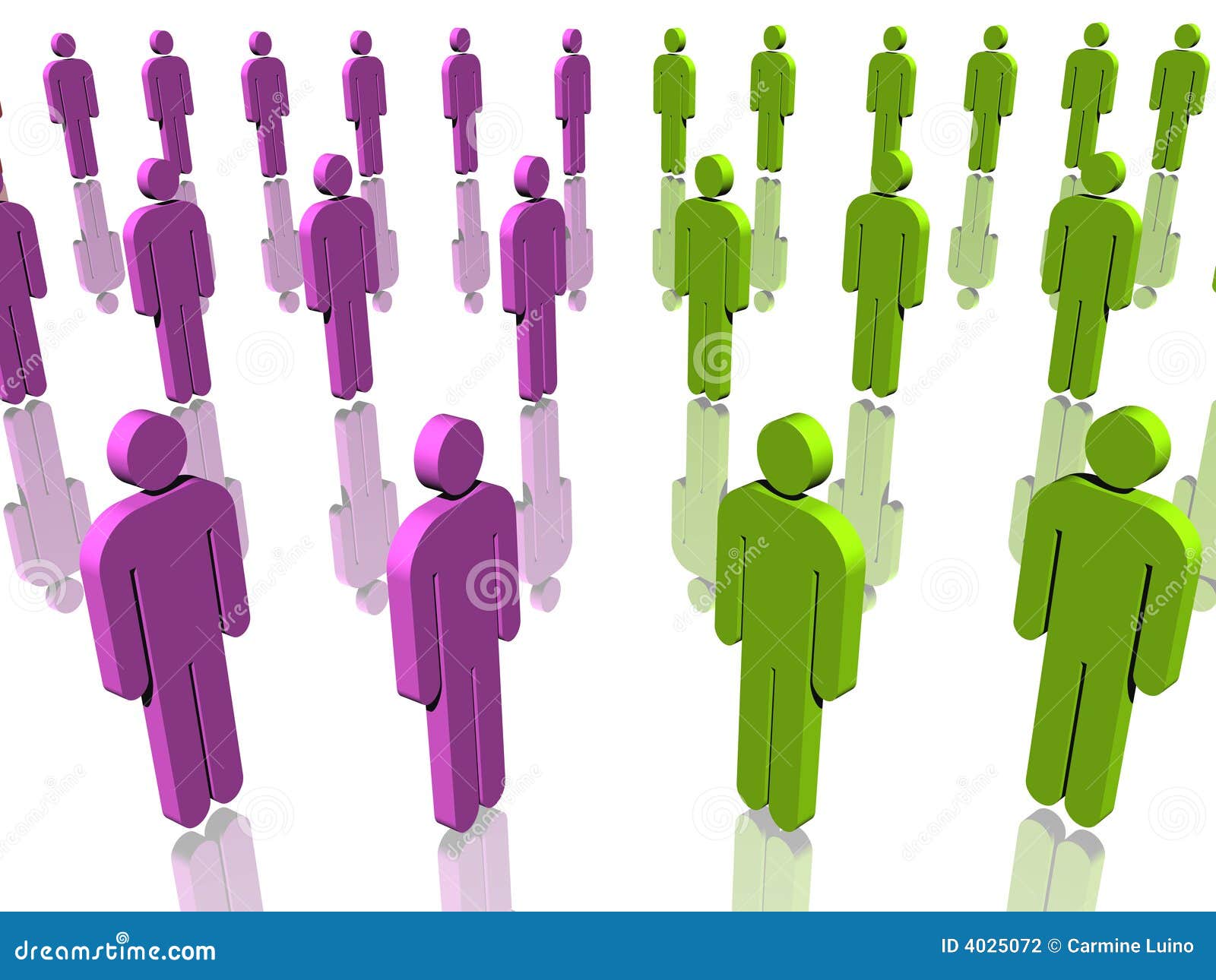 OPPOSITE TEAM stock illustration. Illustration of people - 4025072