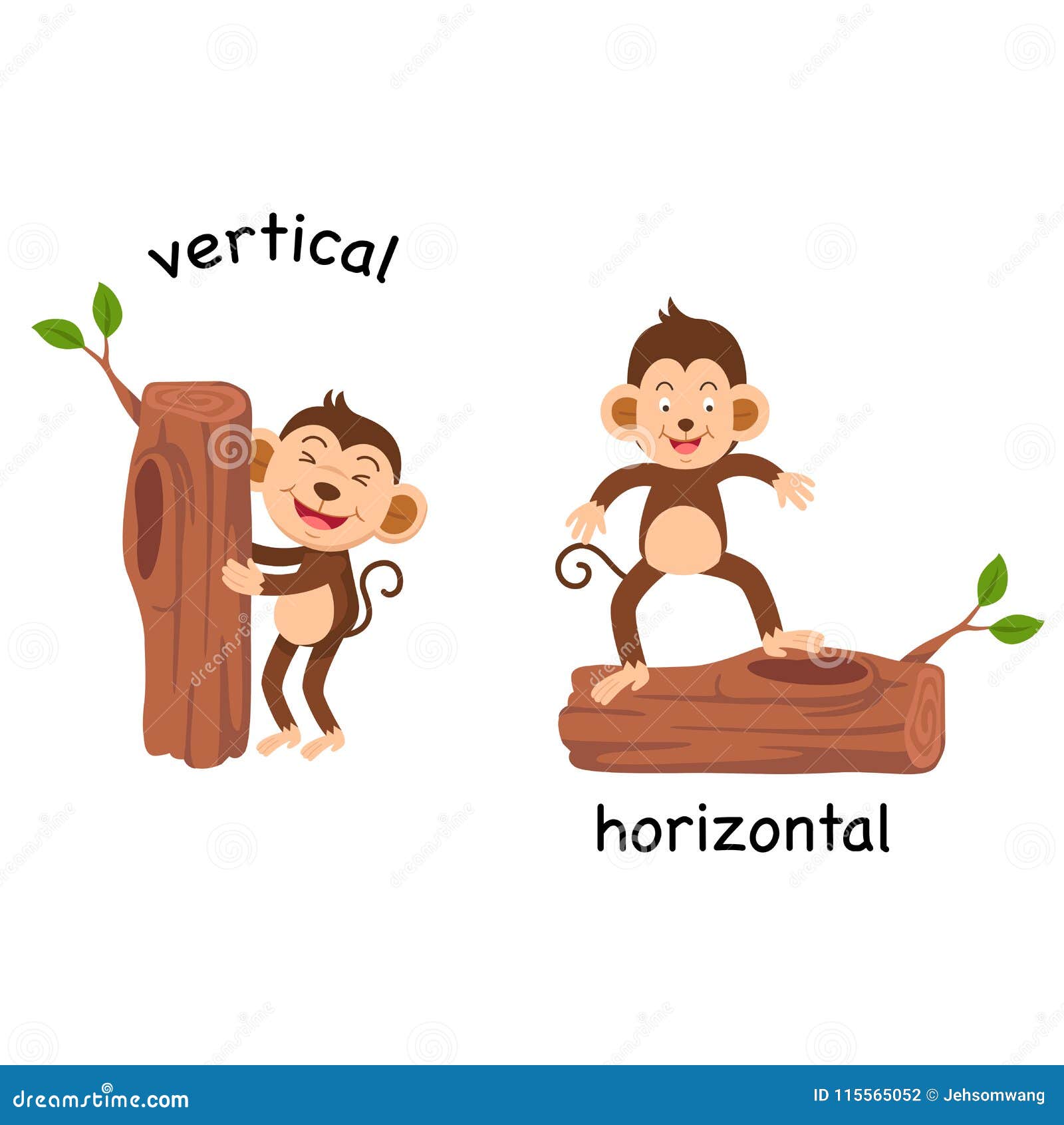 Vertical And Horizontal Stacked Bar Chart. Vector Graphic Image ...