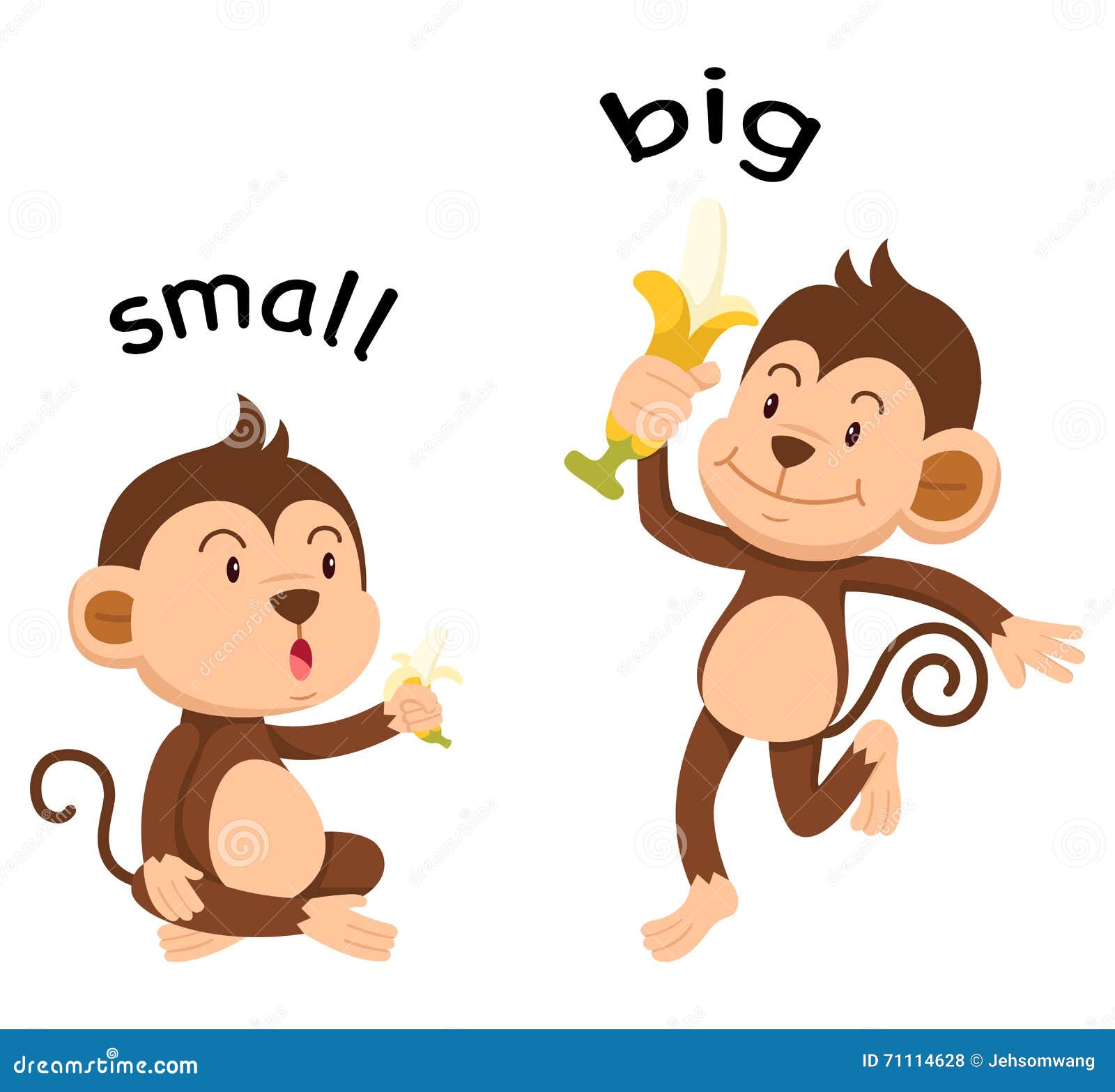 Opposite Words Small and Big Stock Vector - Illustration of antonym ... Opposite Words Small and Big Stock Vector - Illustration of antonym ...