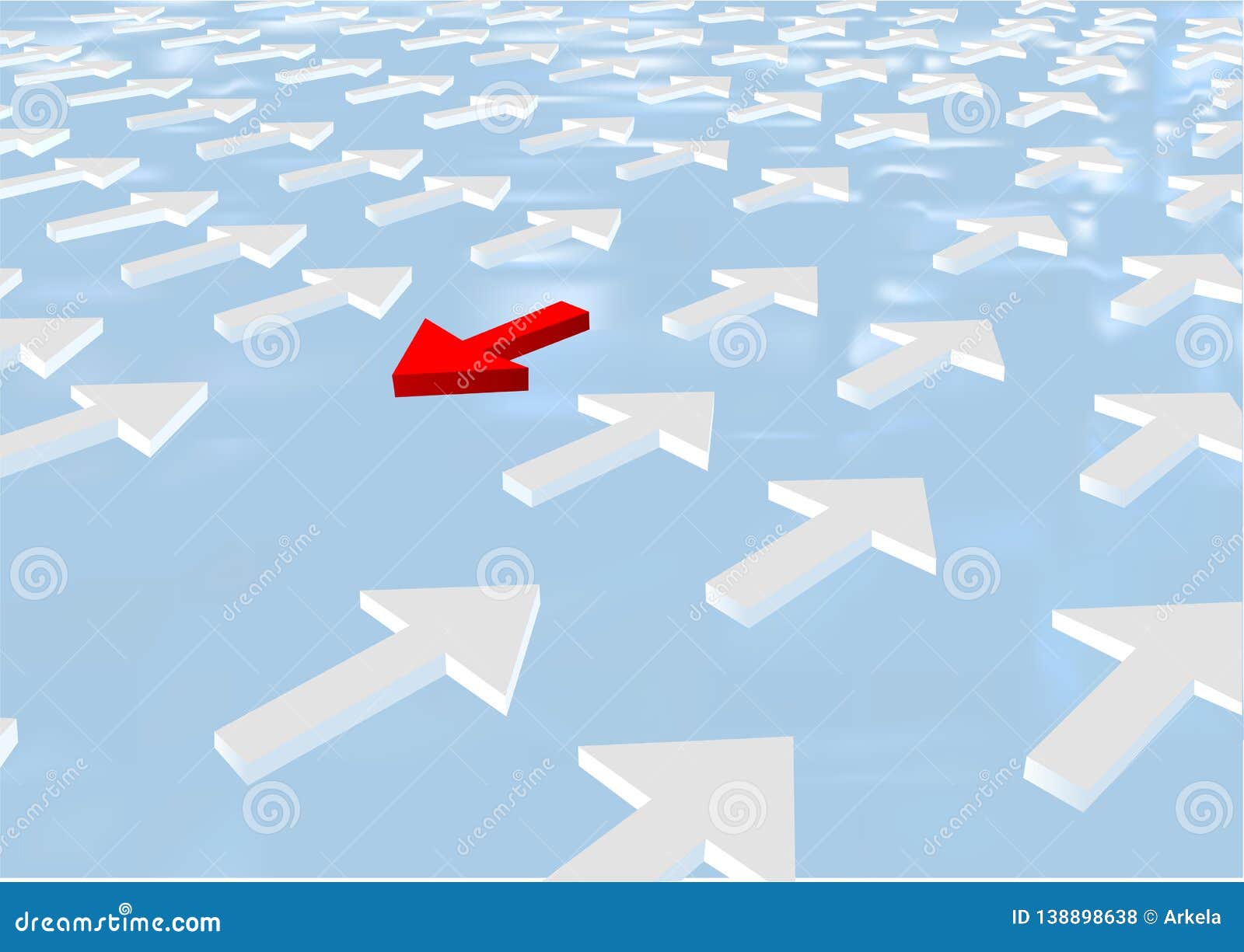 Opposition Abstract Conceptual Background Stock Illustration ...