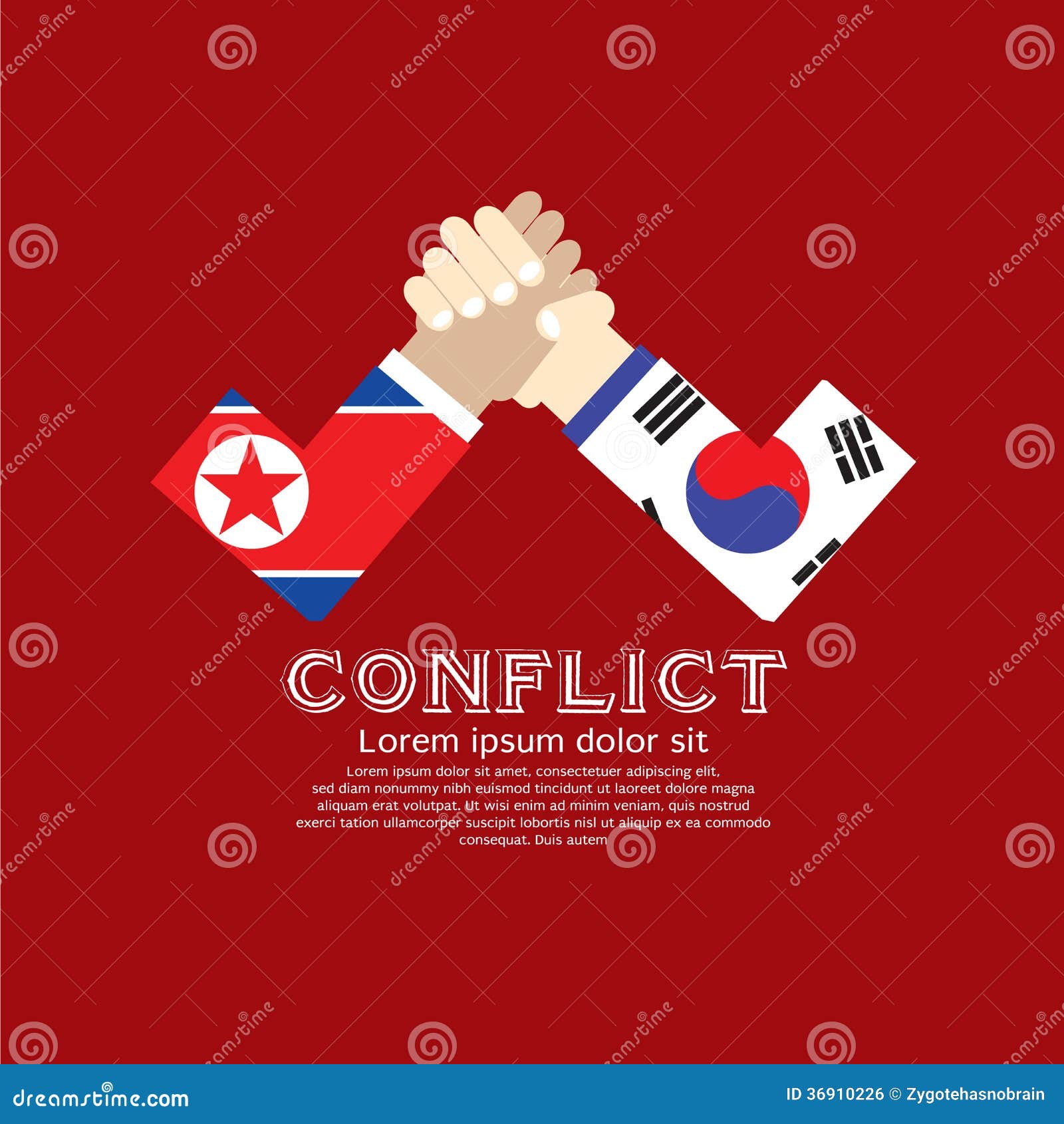 The Opposition Abstract. stock vector. Illustration of politic - 36910226