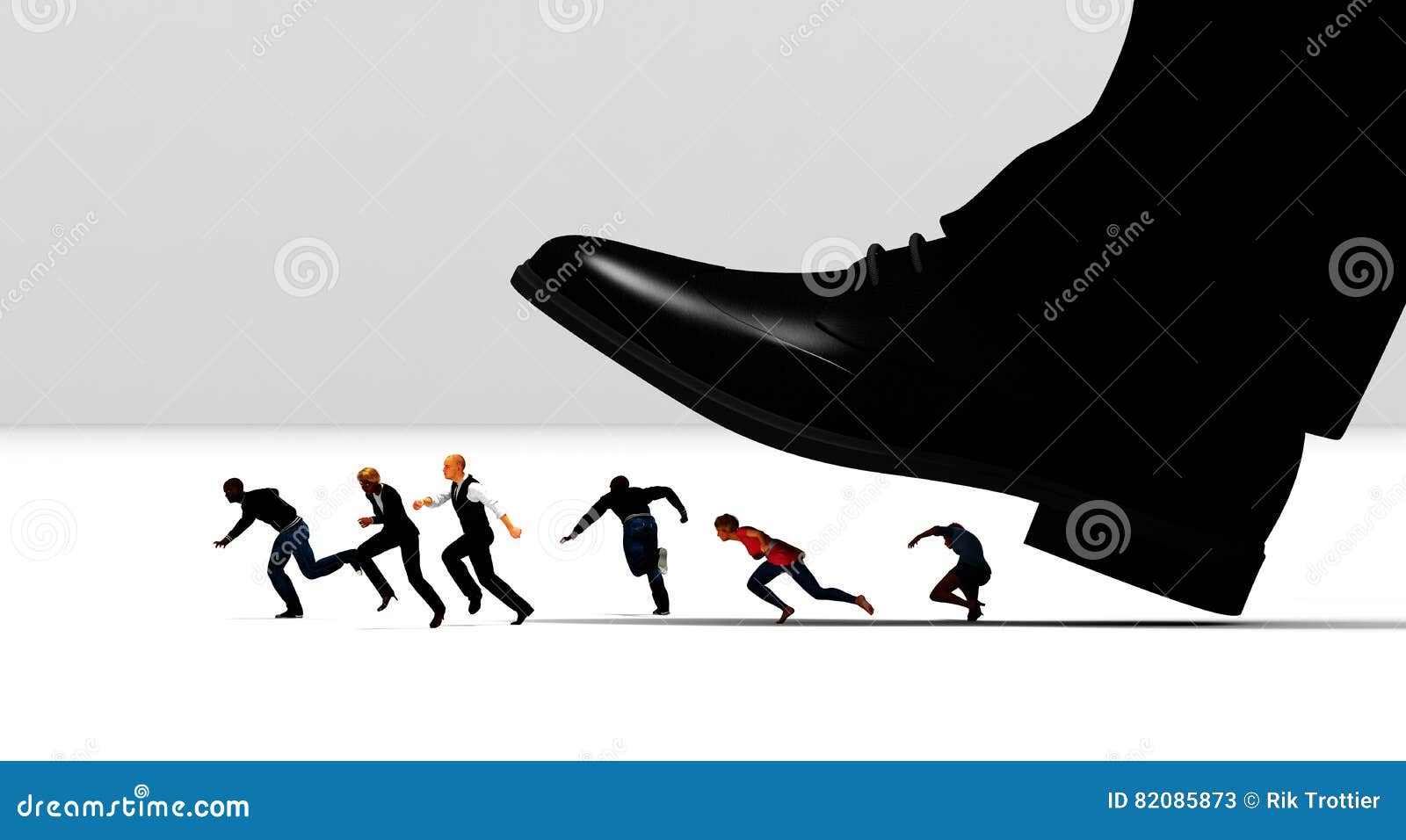 Oppression illustration stock. Illustration du tyrannie - 82085873